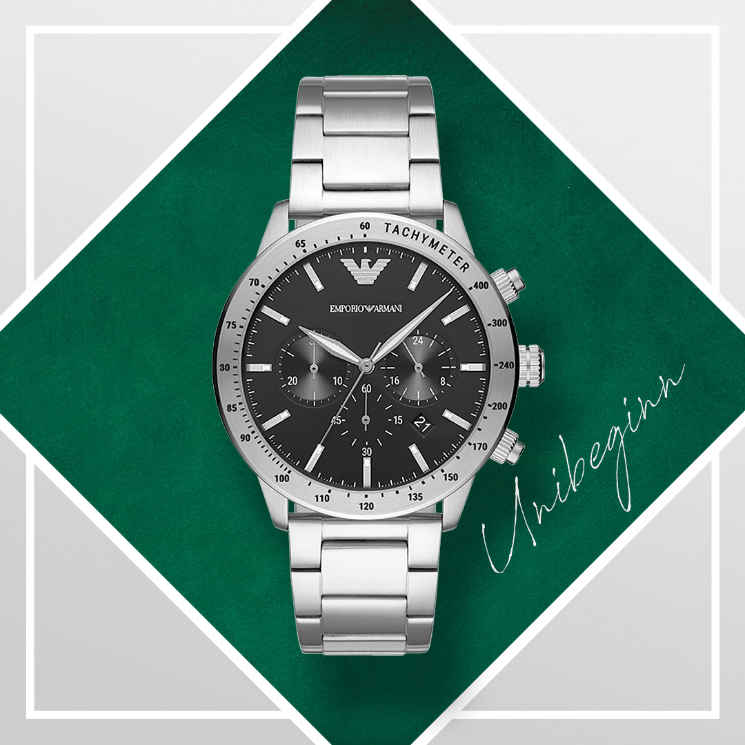 Die MARIO Herrenuhr AR 11241 von Emporio Armani für jeden Anlass. I ...